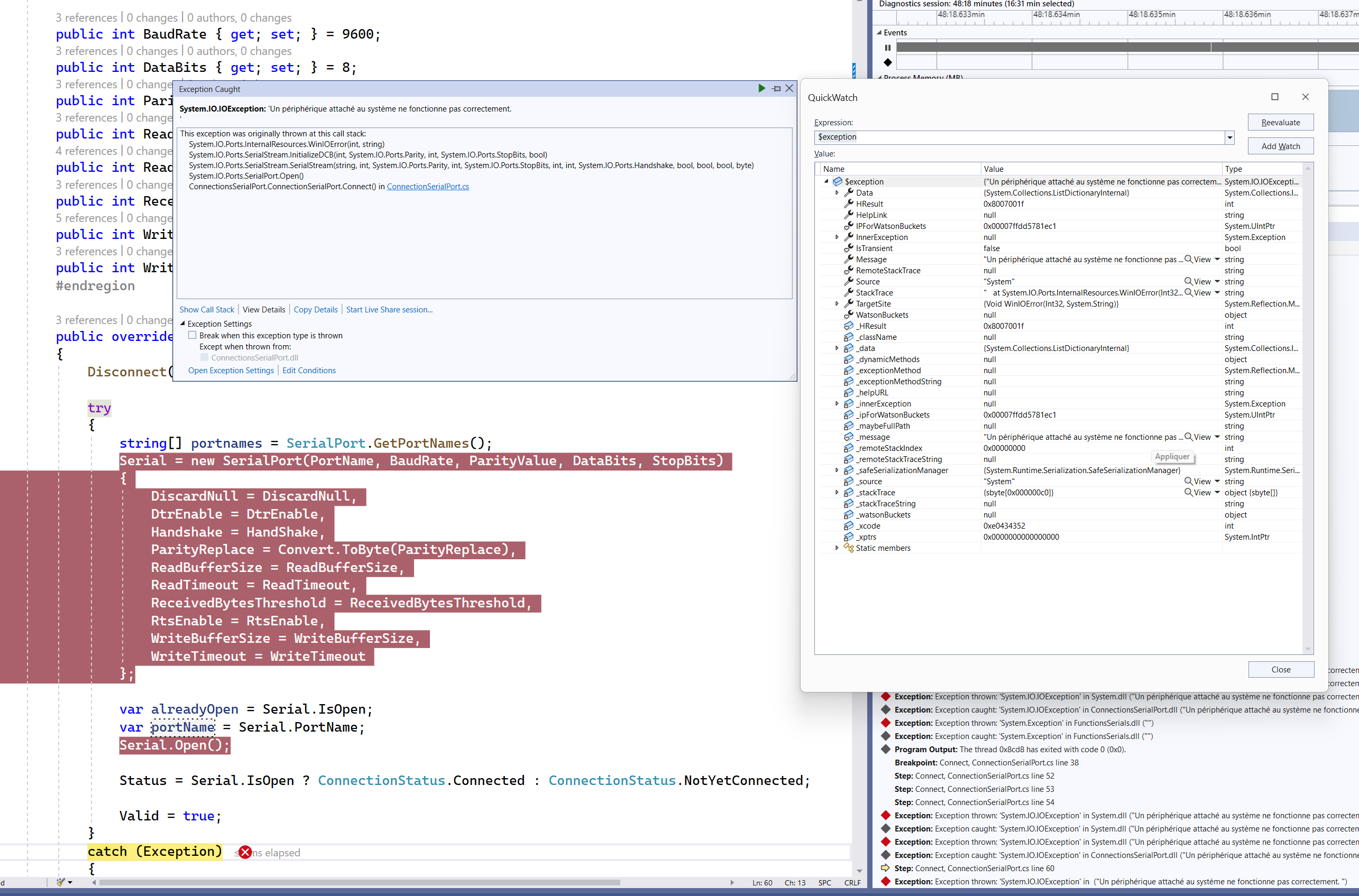 Problems under Windows 11 with normal Serial Port acess and with USB to Serial Access ...